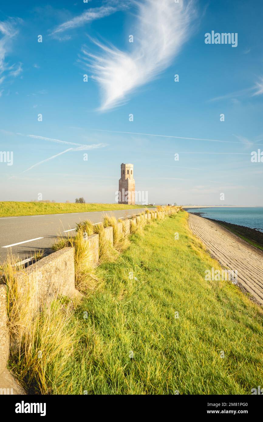 Plompe Toren. An Old tower from the 14th century, in the dutch place ...