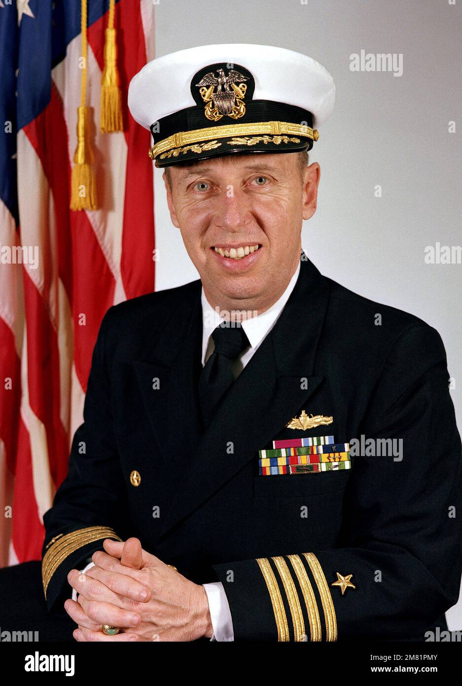 Captain M.E. Fitzgerald, USN (covered). Country: Unknown Stock Photo ...