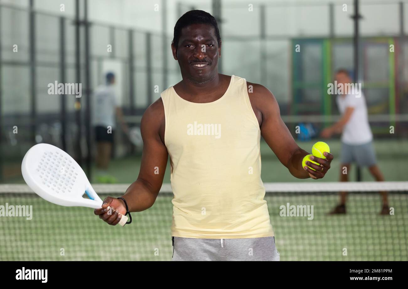 African american male tennis player hi-res stock photography and images ...