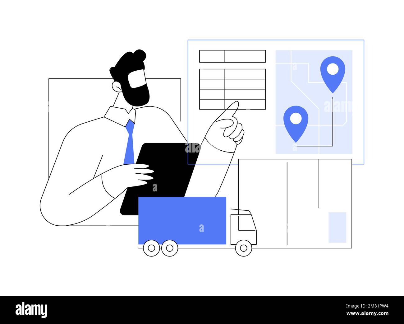 Freight forwarder Cut Out Stock Images & Pictures - Alamy