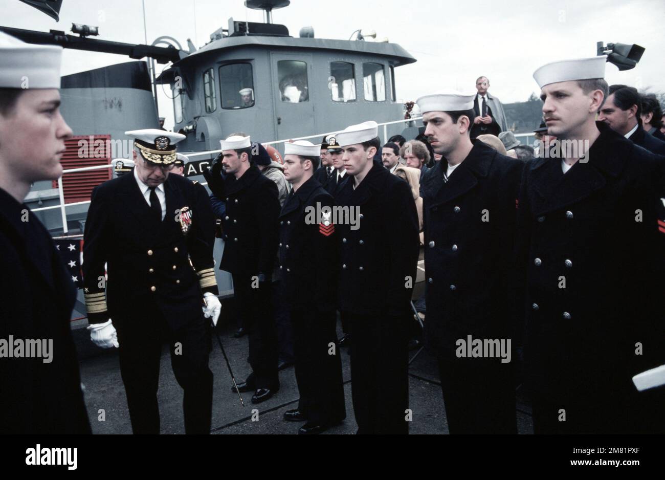 Vice Admiral Bernard M. Kauderer, commander Submarine Force, U.S ...