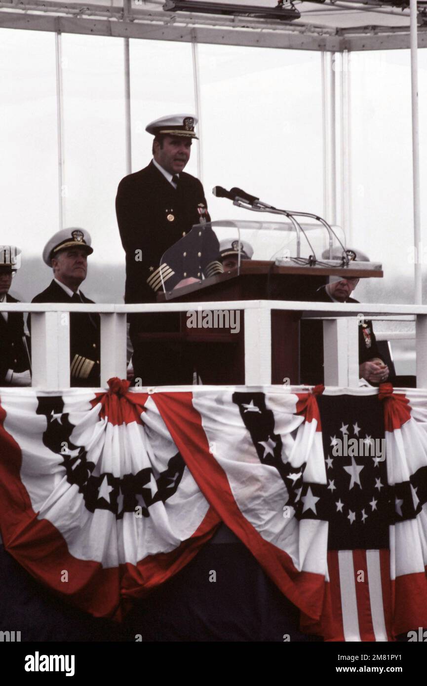 Captian Robert F. Fox, Supervisor of Shipbuilding Conversion & Repair ...