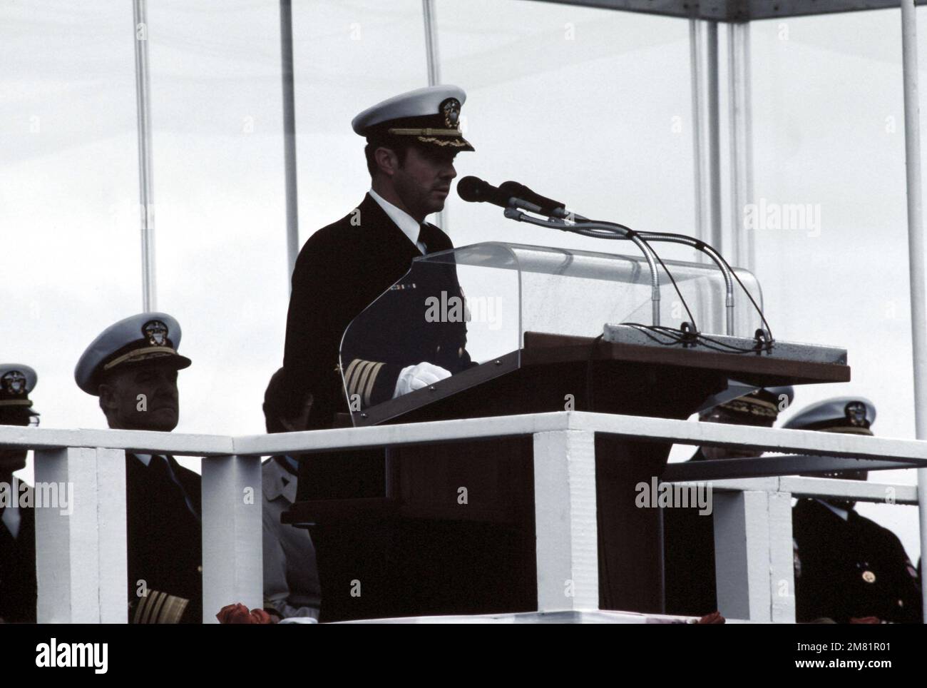 Captain Myron P. Gray, commainding officer, USS GEORGIA (SSBN 729 ...