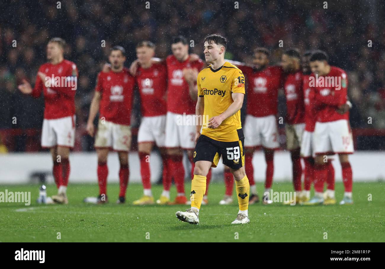 Nottingham, England, 11th January 2023. Joe Hodge of Wolverhampton ...