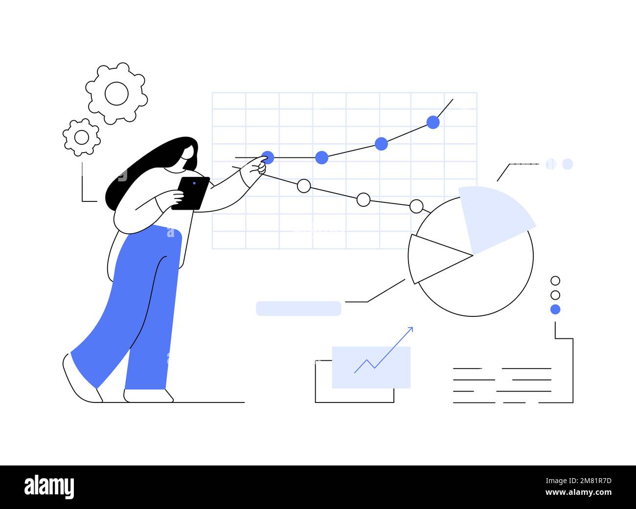 Competitive analysis abstract concept vector illustration Stock Vector ...