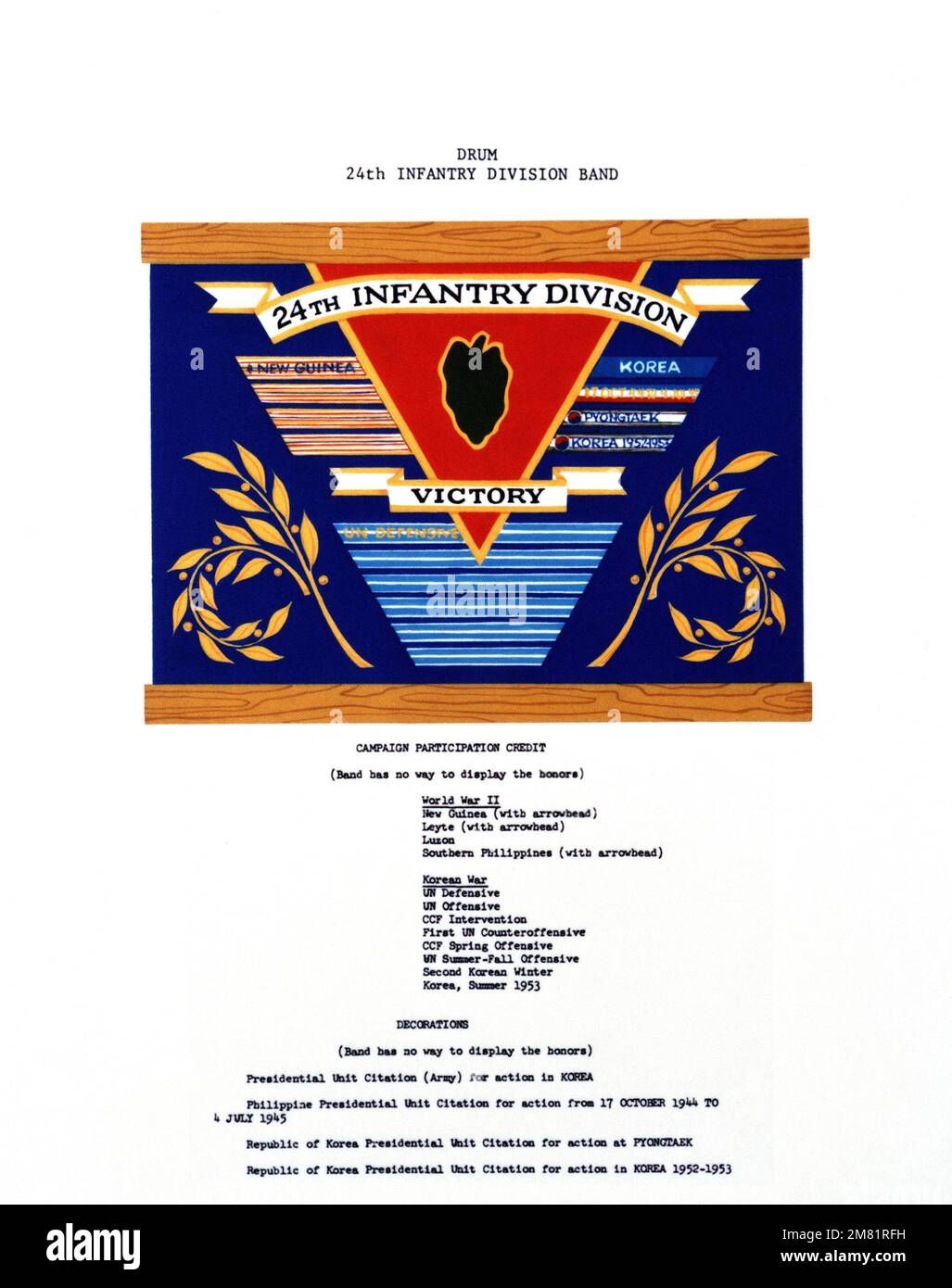 24th infantry division hi-res stock photography and images - Alamy