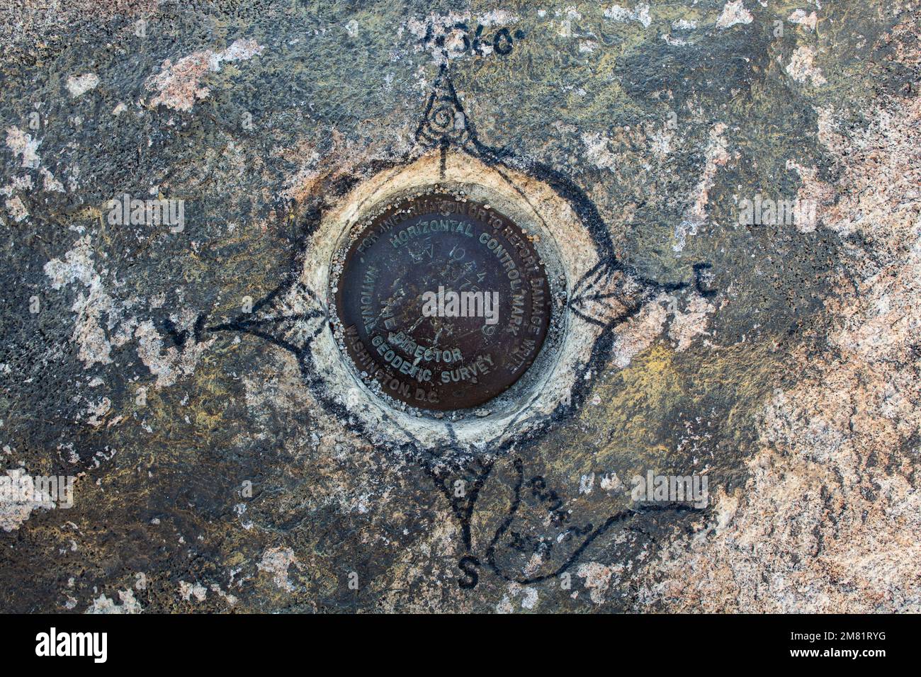 Horizontal Control Mark for the director national geodetic survey with ...