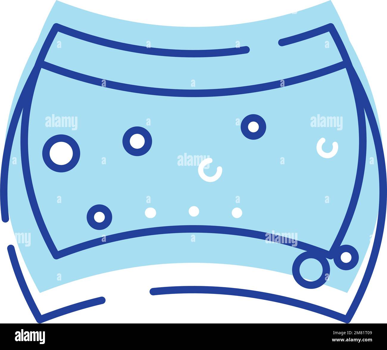 Blue sponge Stock Vector Images - Alamy