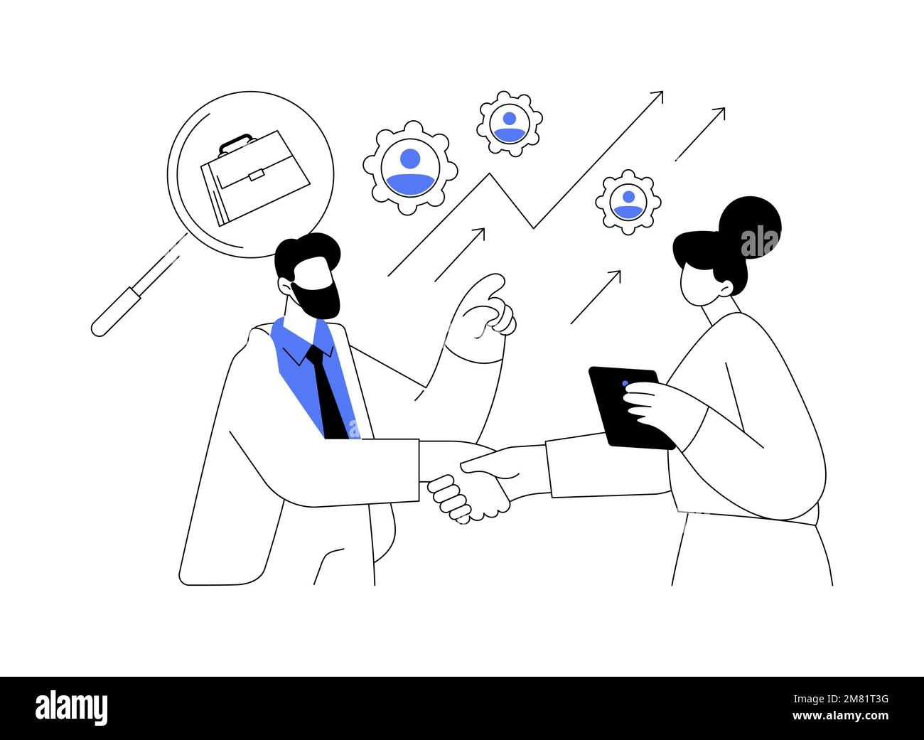 Human relations abstract concept vector illustration Stock Vector Image ...