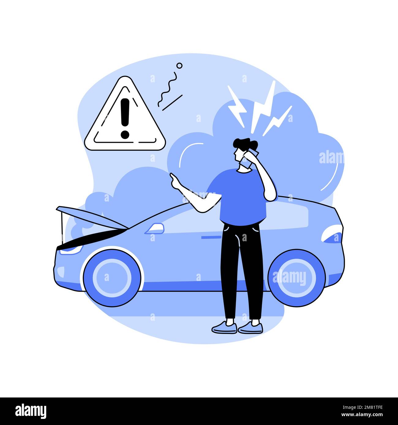 Insurance case isolated cartoon vector illustrations Stock Vector Image ...