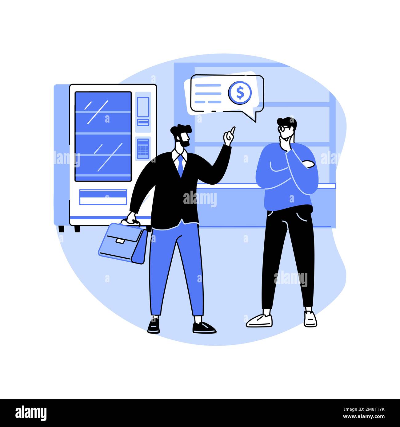 Rent a retail property isolated cartoon vector illustrations Stock ...