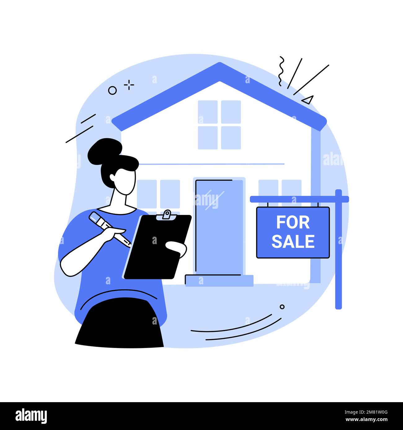 Property management isolated cartoon vector illustrations Stock Vector ...