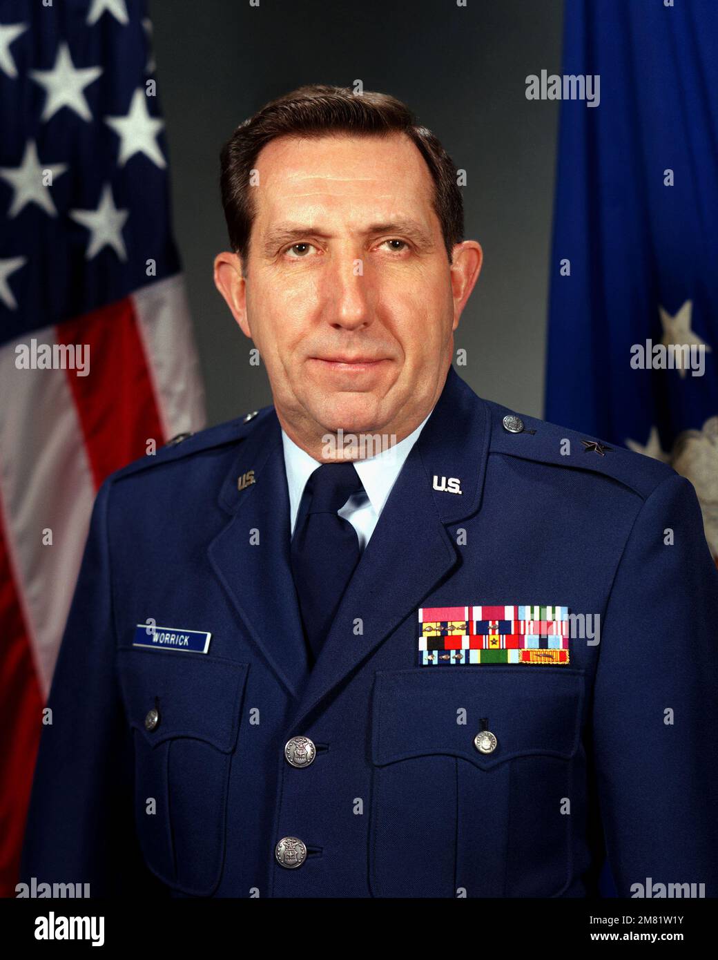 Brigadier General Mark J. Worrick, USAF (covered). Country: Unknown ...