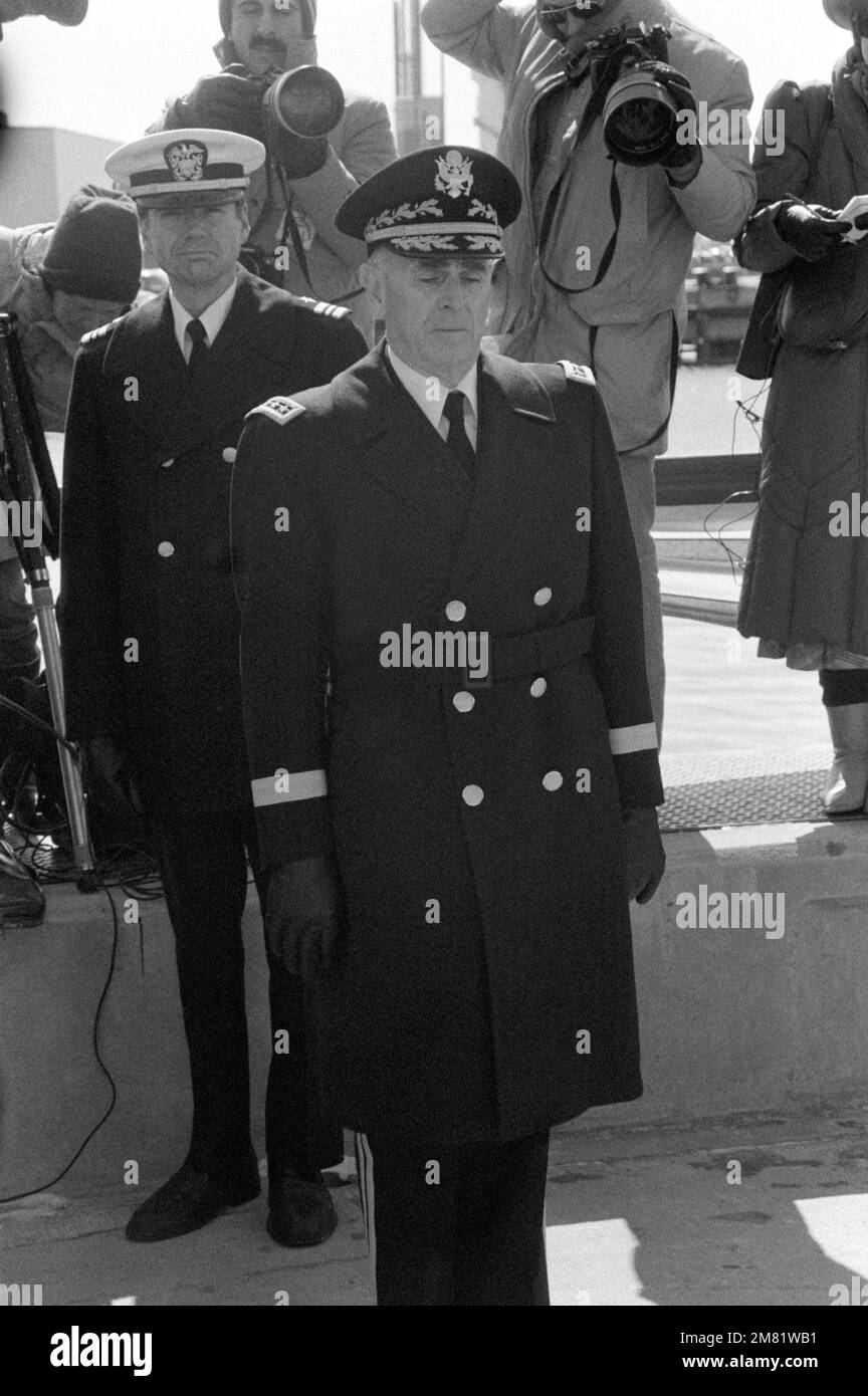 General John W. Vessey Jr., chairman, Joint Chiefs of STAFF, arrives ...