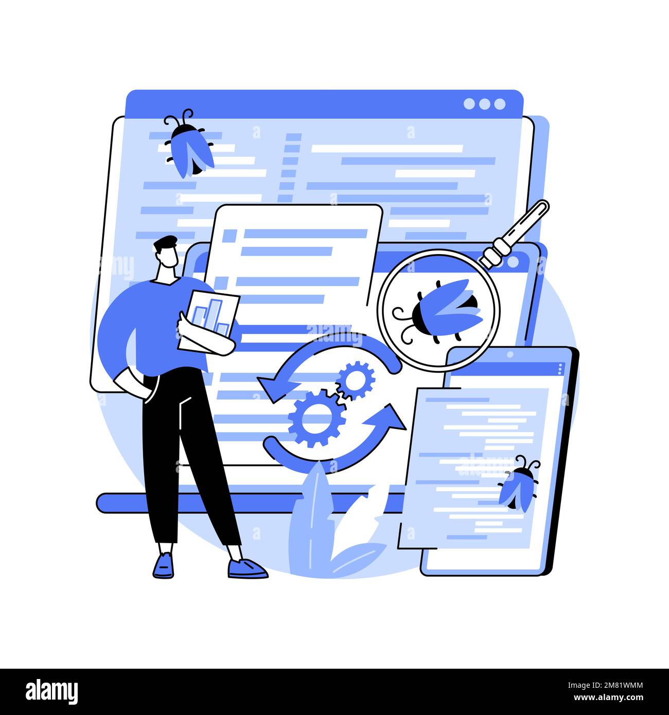 Automated Testing Isolated Cartoon Vector Illustrations Stock Vector Image And Art Alamy