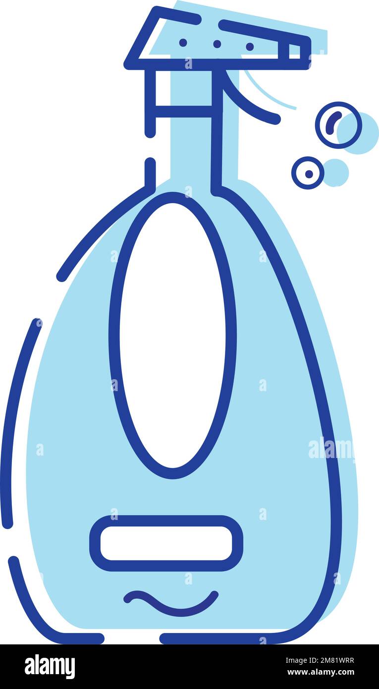 Isolated dish soap dispenser cleanliness icon Vector Stock Vector Image ...