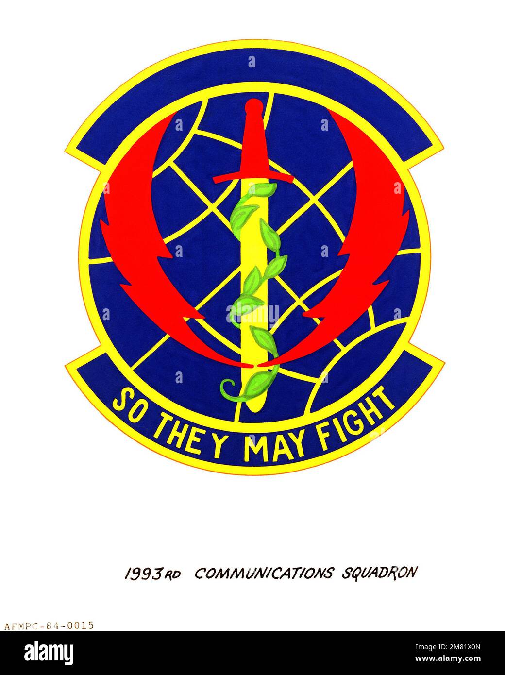 Approved insignia for: 1993rd Communications Squadron. Country: Unknown ...