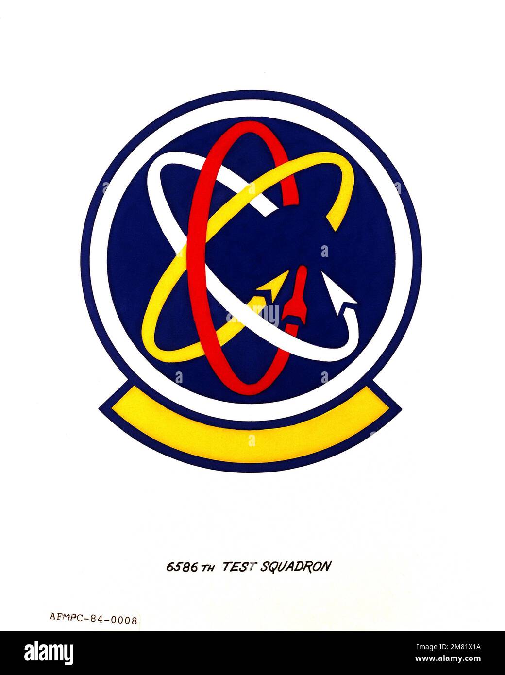Approved insignia for: 6586th Test Squadron. Country: Unknown Stock ...