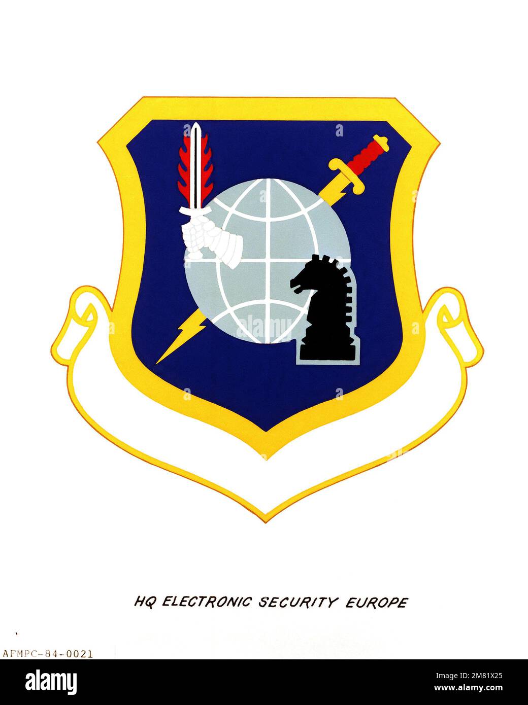 Approved insignia for: Headquarters Electronic Security Europe. Country ...