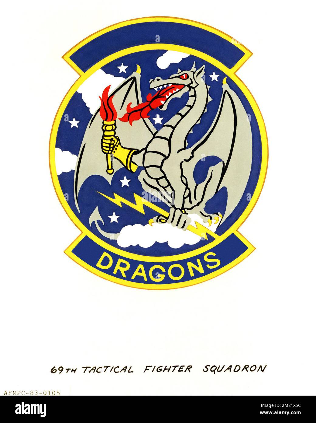 Approved insignia for: 69th Tactical Fighter Squadron. Country: Unknown ...