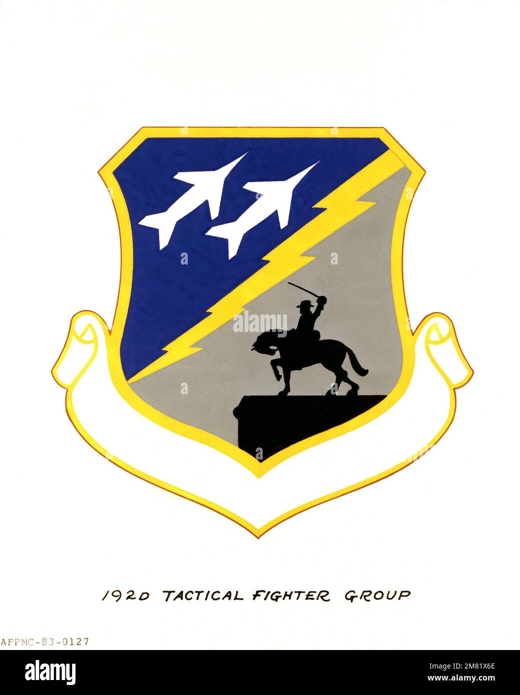 Approved insignia for: 192nd Tactical Fighter Group. Country: Unknown ...