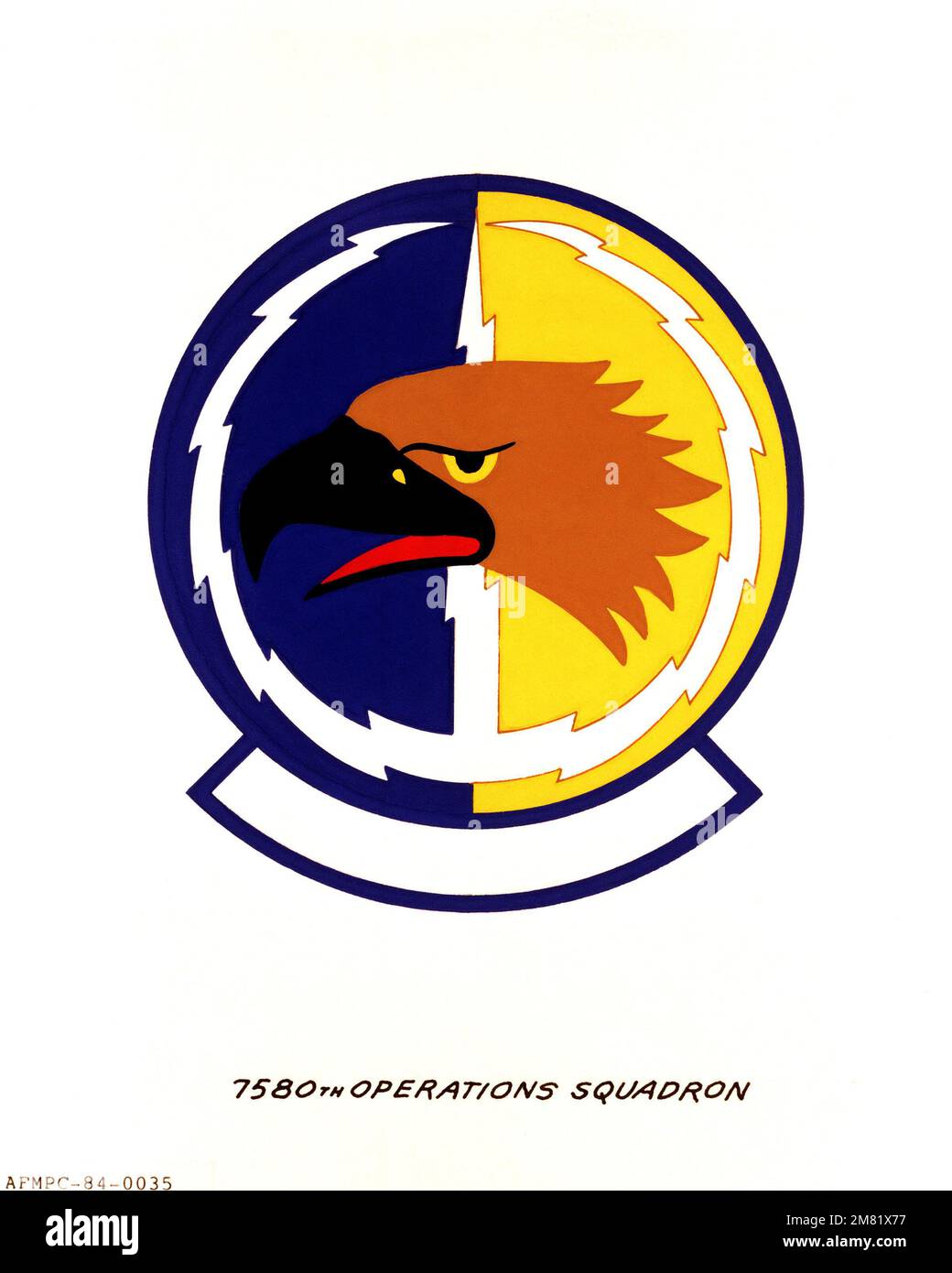 Approved insignia for: 7580th Operations Squadron. Country: Unknown ...