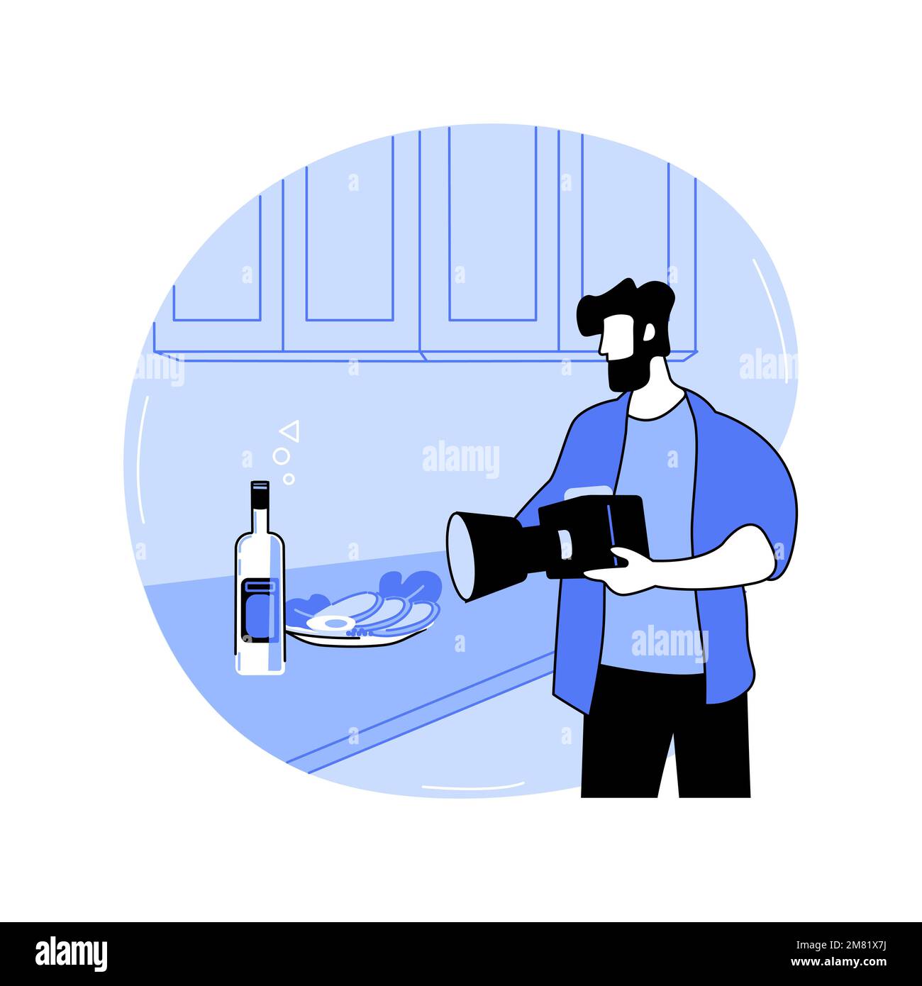 Product closeup isolated cartoon vector illustrations Stock Vector ...