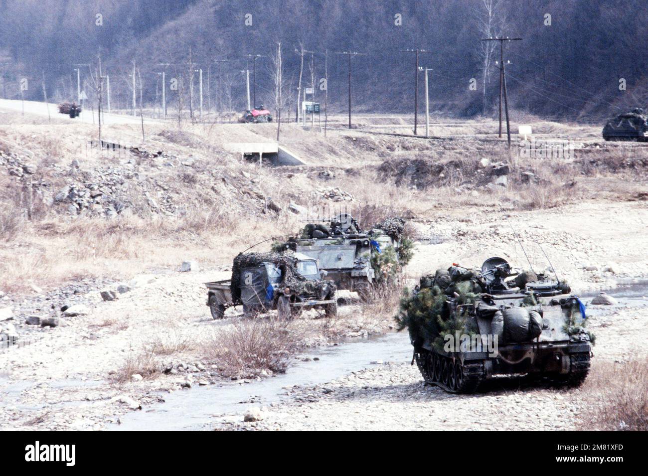 M113 armored personnel carriers hi-res stock photography and images - Alamy