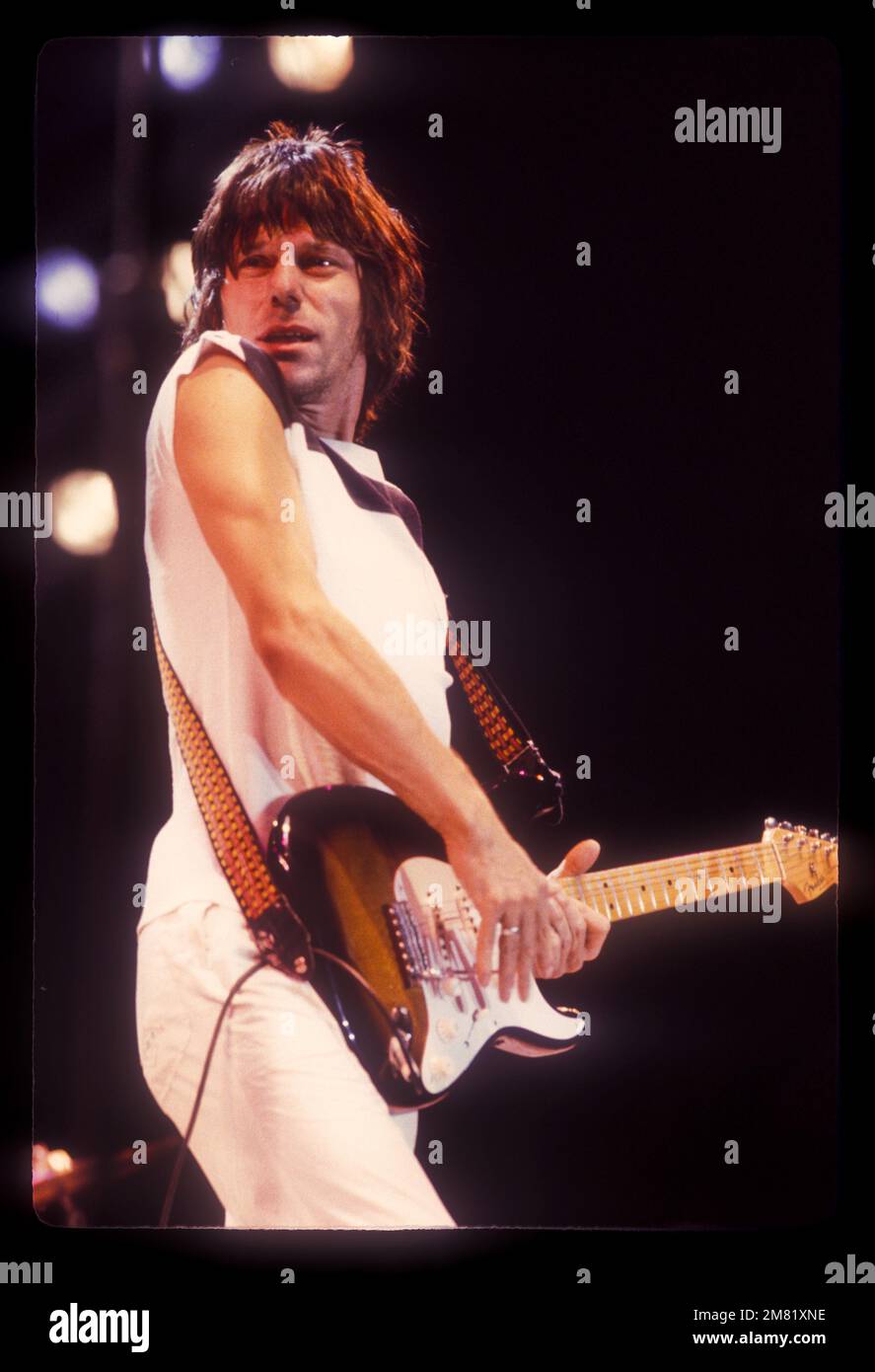 **FILE PHOTO** Jeff Beck Has Passed Away at 78. Jeff Beck performing ...
