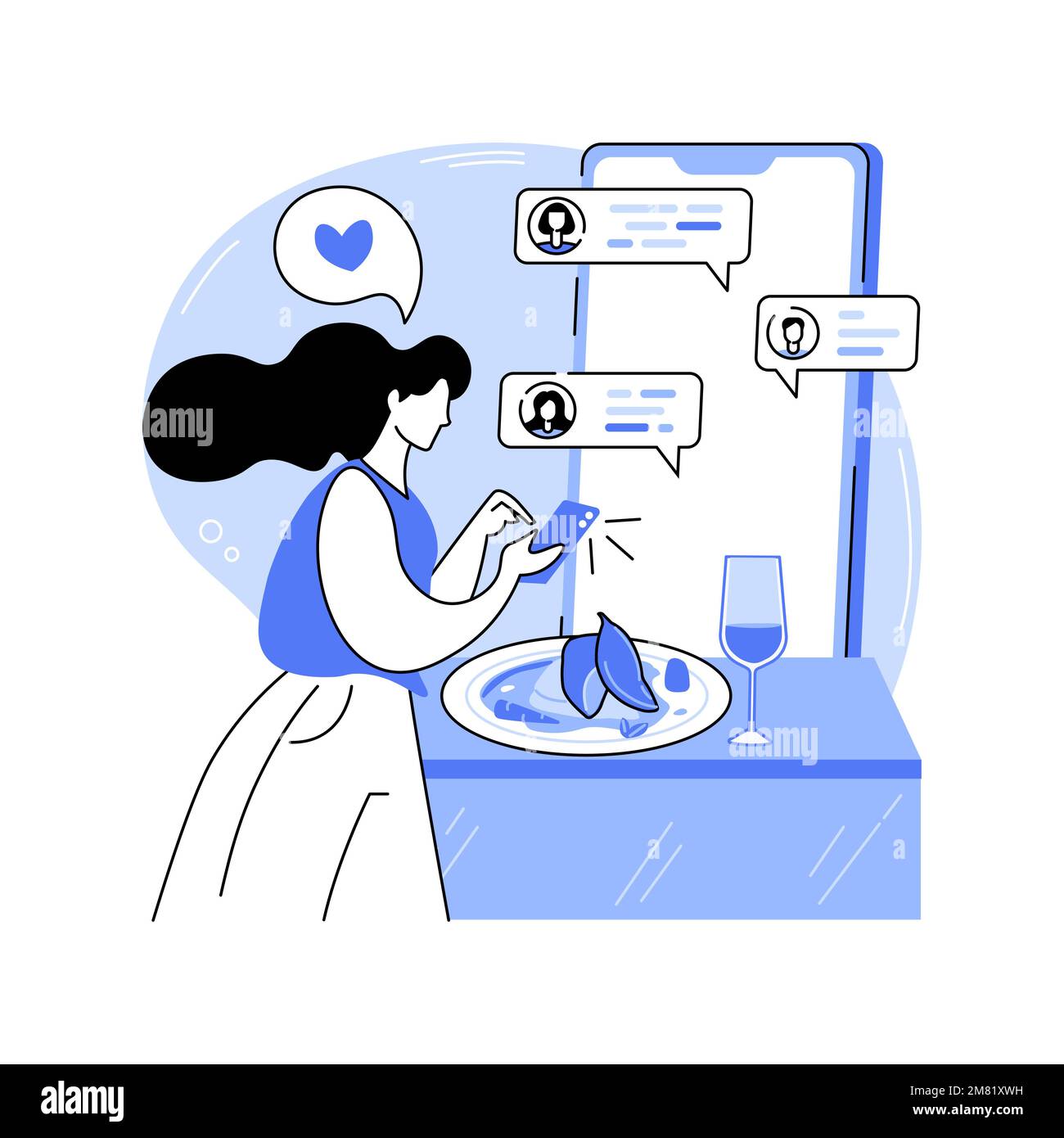 Content marketing isolated cartoon vector illustrations Stock Vector ...