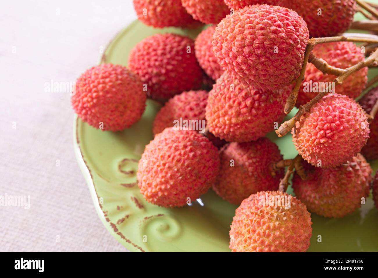 Close up lychees in hi-res stock photography and images - Alamy