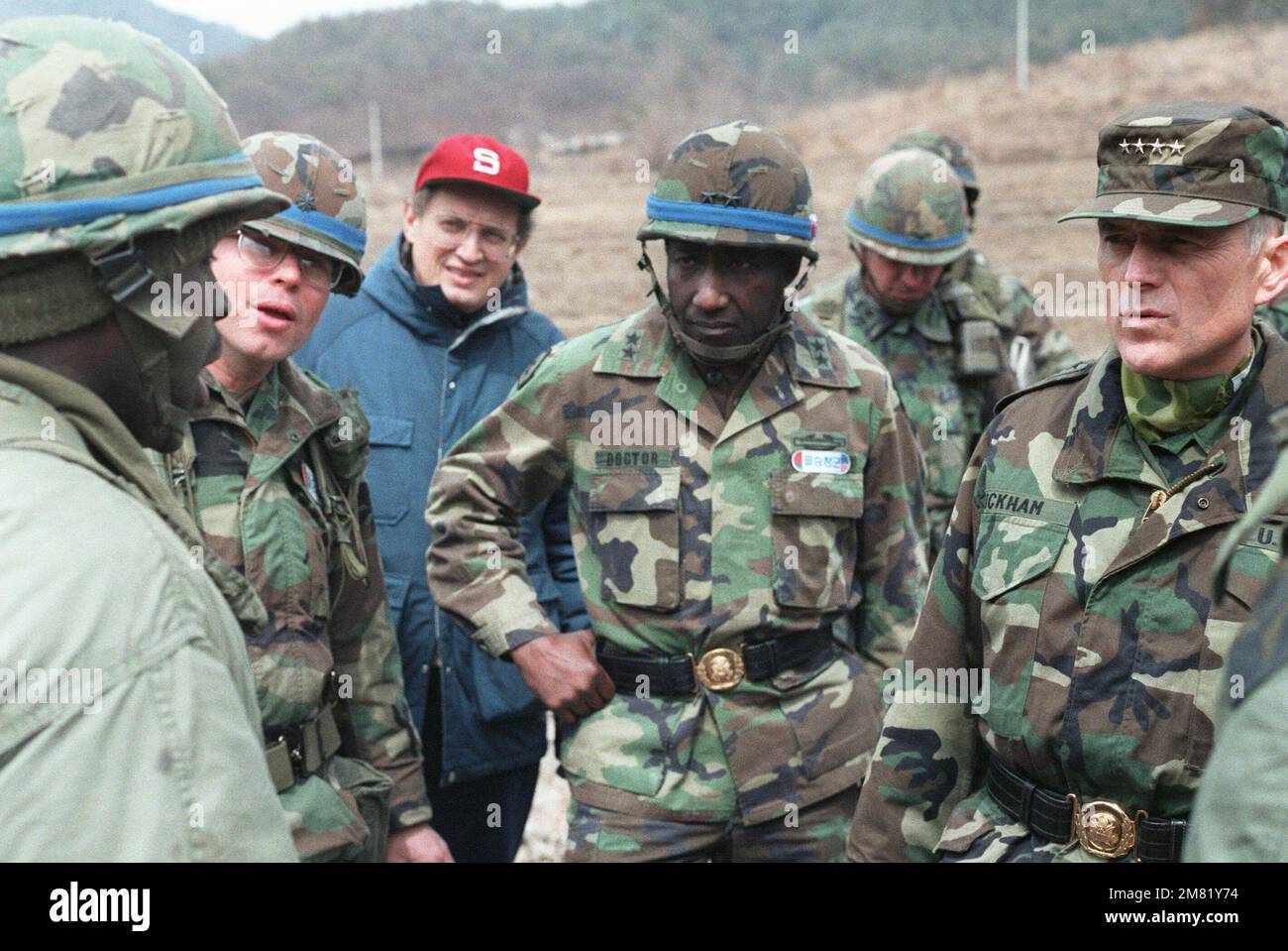 General John A. Wickham, US Army CHIEF of STAFF, and Major General ...