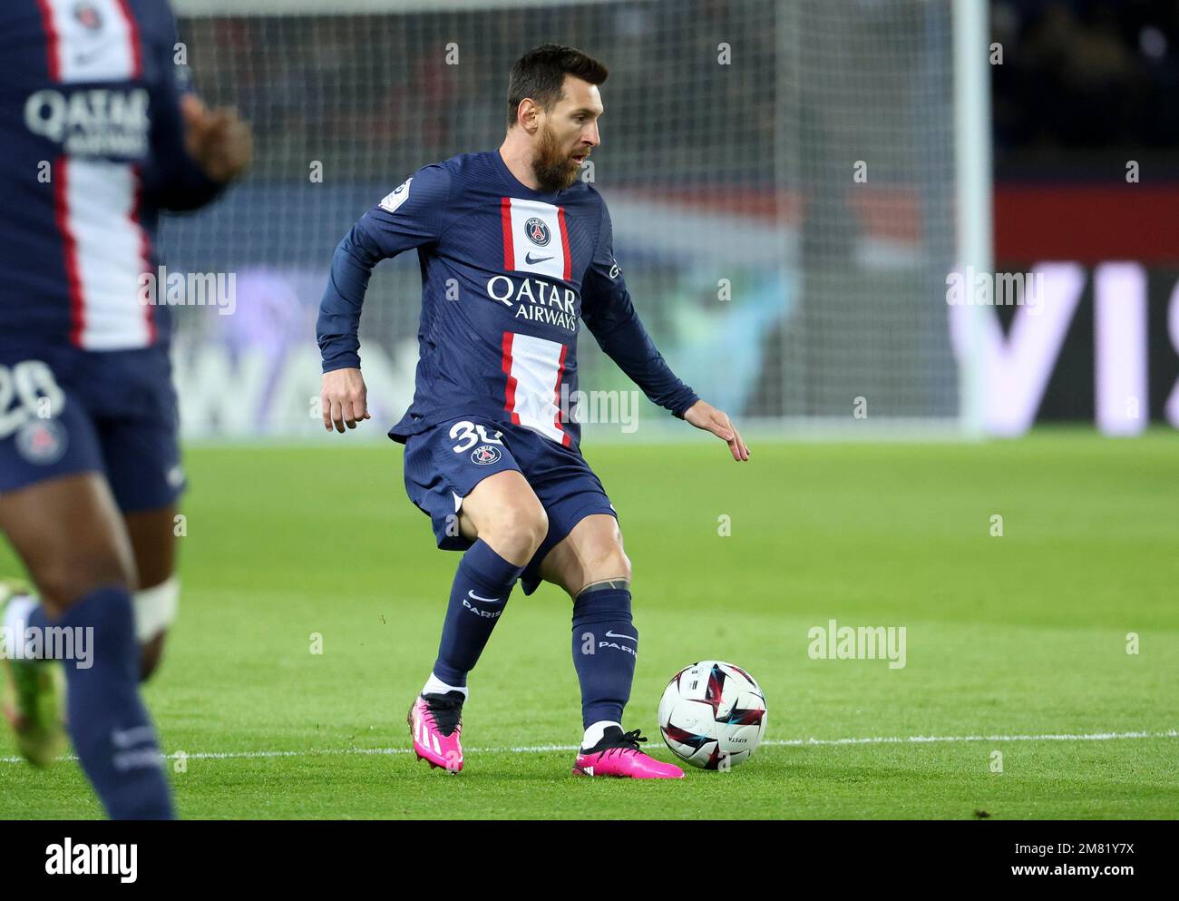 Paris, France - January 11, 2023, Lionel Messi of PSG during the French ...