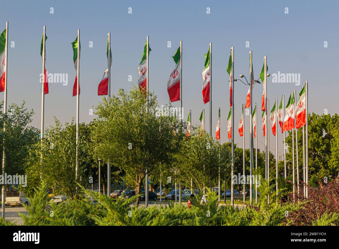 Flags of iran hi-res stock photography and images - Alamy