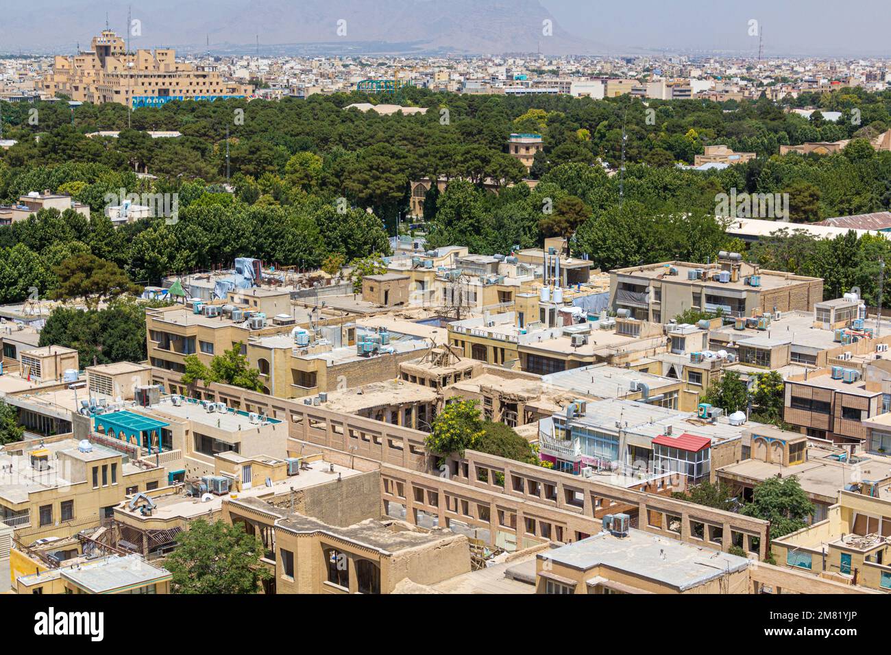 Aerial view of central Isfahan, Iran Stock Photo - Alamy