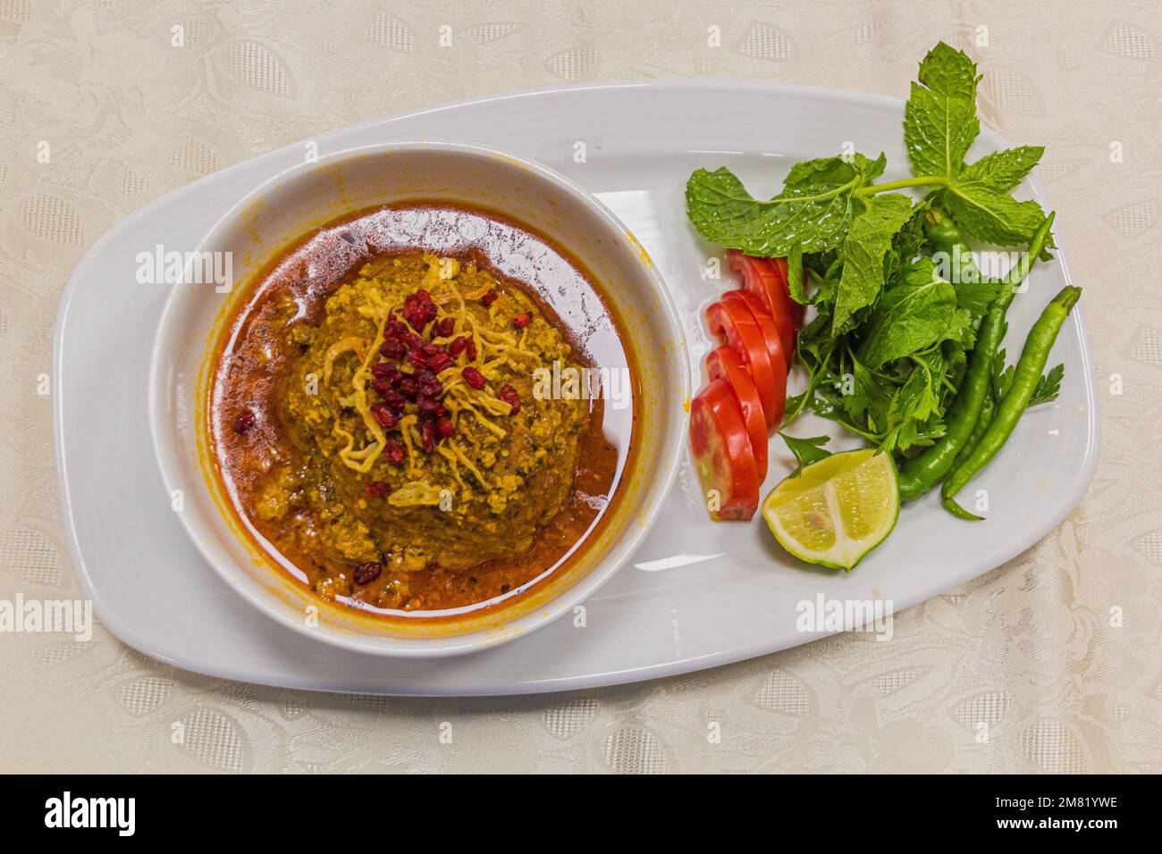 Tabriz meatballs (Koofteh Tabrizi). Traditional meal of Tabriz, Iran ...