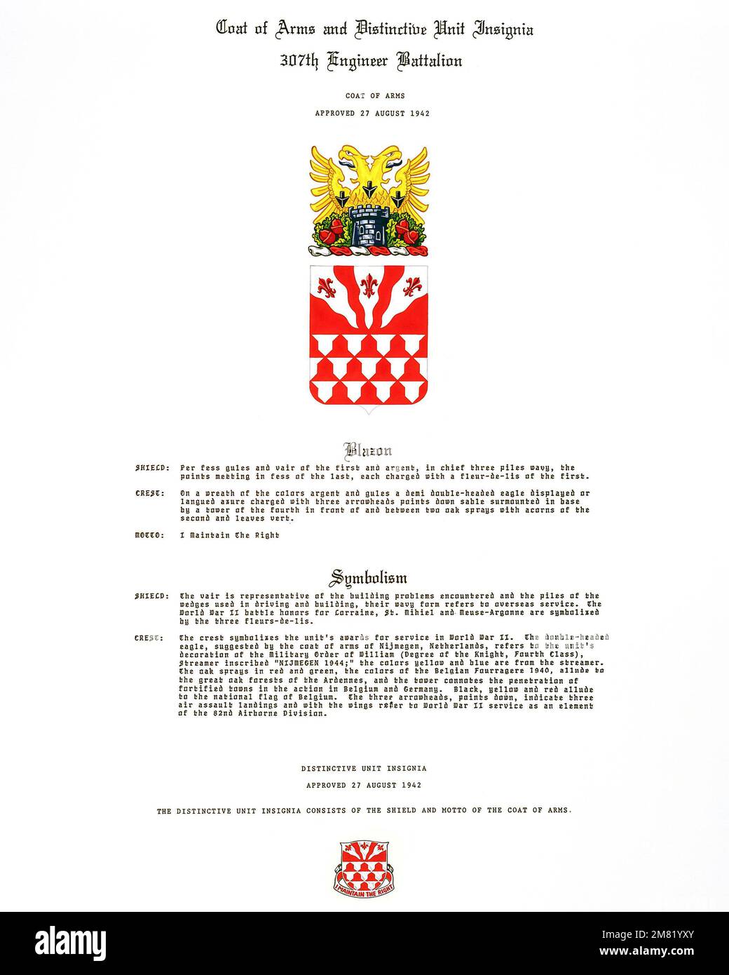 307th engineer battalion hi-res stock photography and images - Alamy