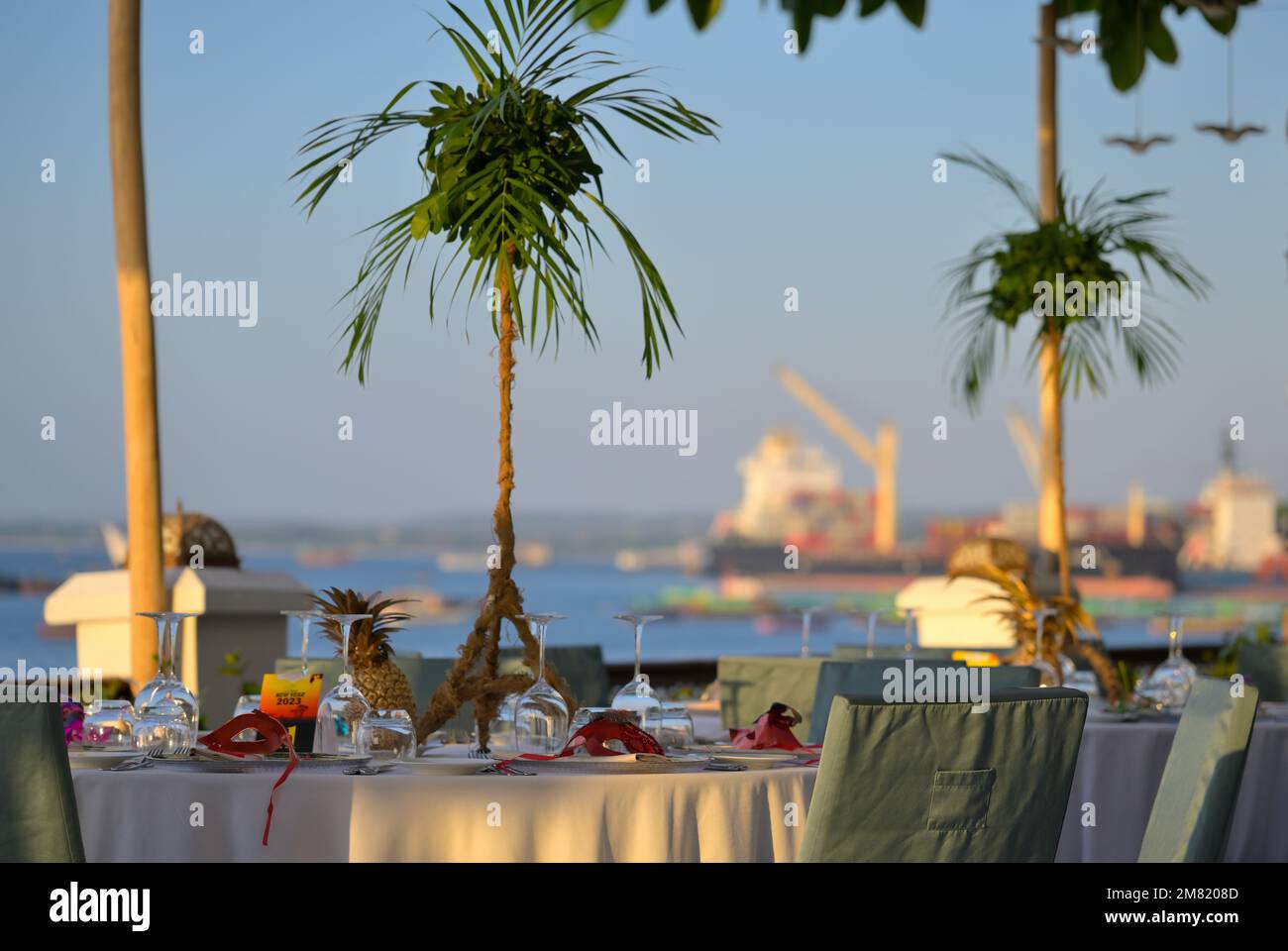 The luxury Park Hyatt hotel at the beachfront of the Stone Town (Unesco ...
