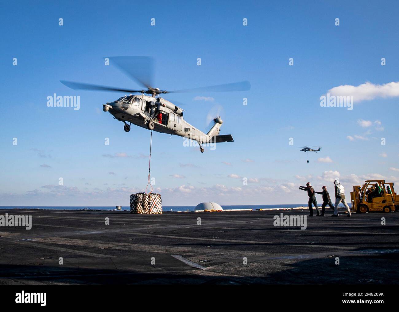 230108-N-EL850-1106 IONIAN SEA (Jan. 8, 2023) An MH-60S Nighthawk ...