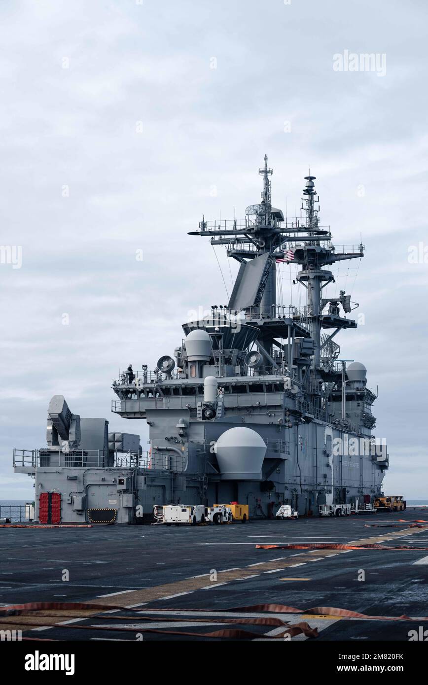 221206-N-TP544-1001 ATLANTIC OCEAN (Dec. 6, 2022) The Wasp-class ...