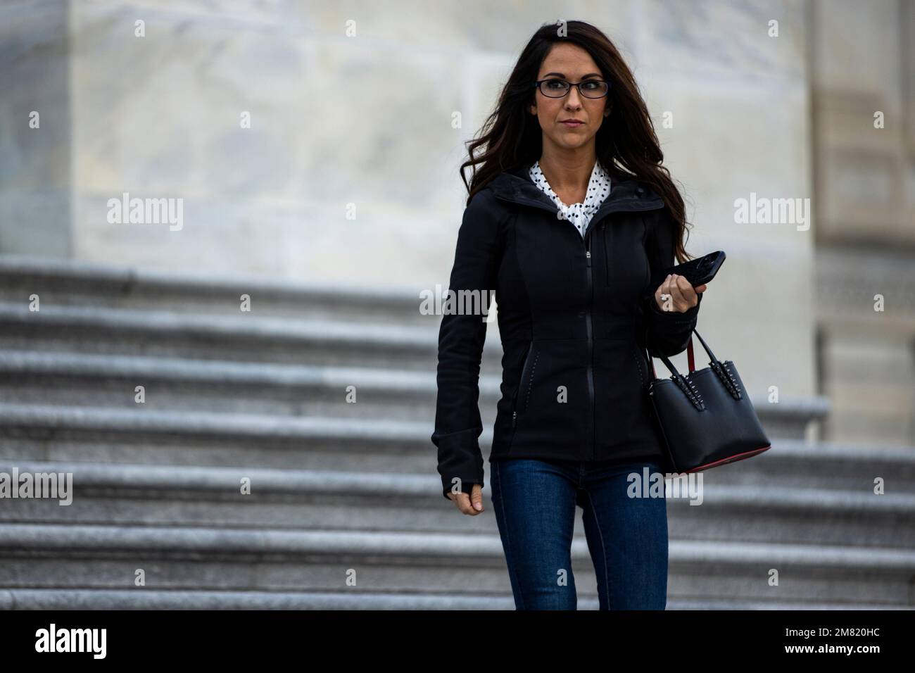 Lauren boebert 2023 steps hi-res stock photography and images - Alamy