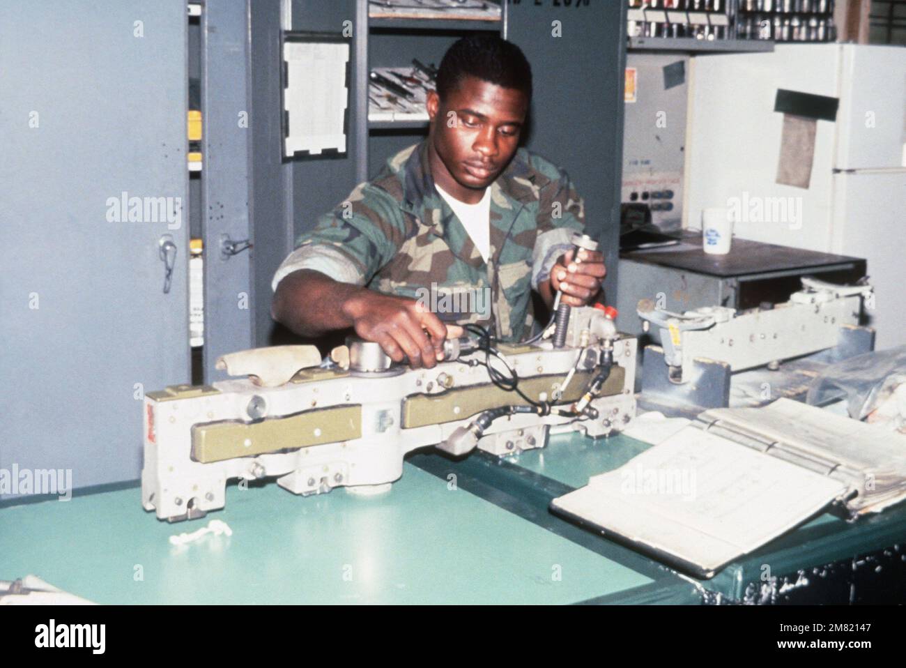 Lance Corporal Thomas of the Aircraft Intermediate Maintenance ...