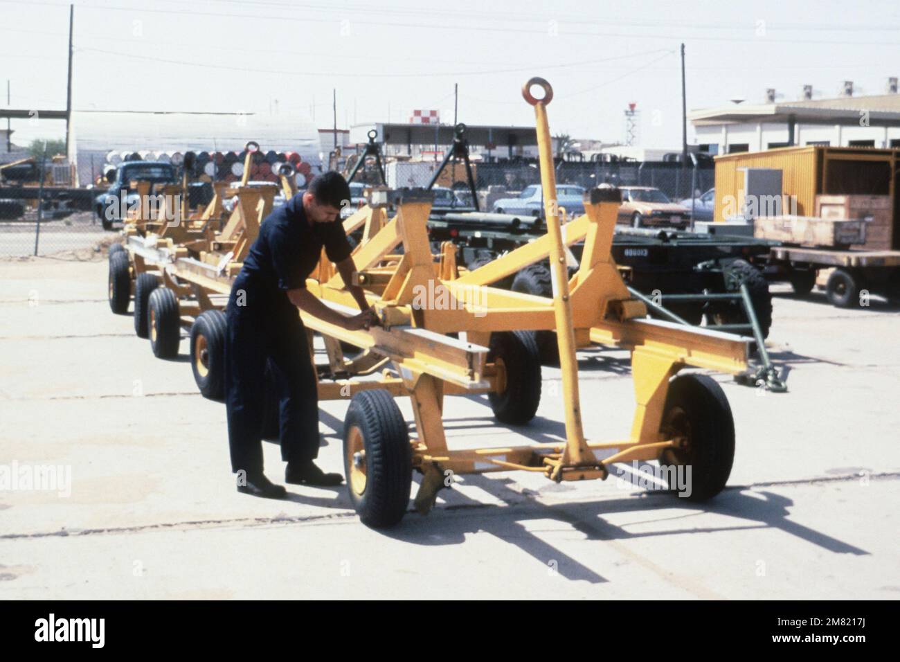A member of the Aircraft Intermediate Maintenance Department (AIMD ...