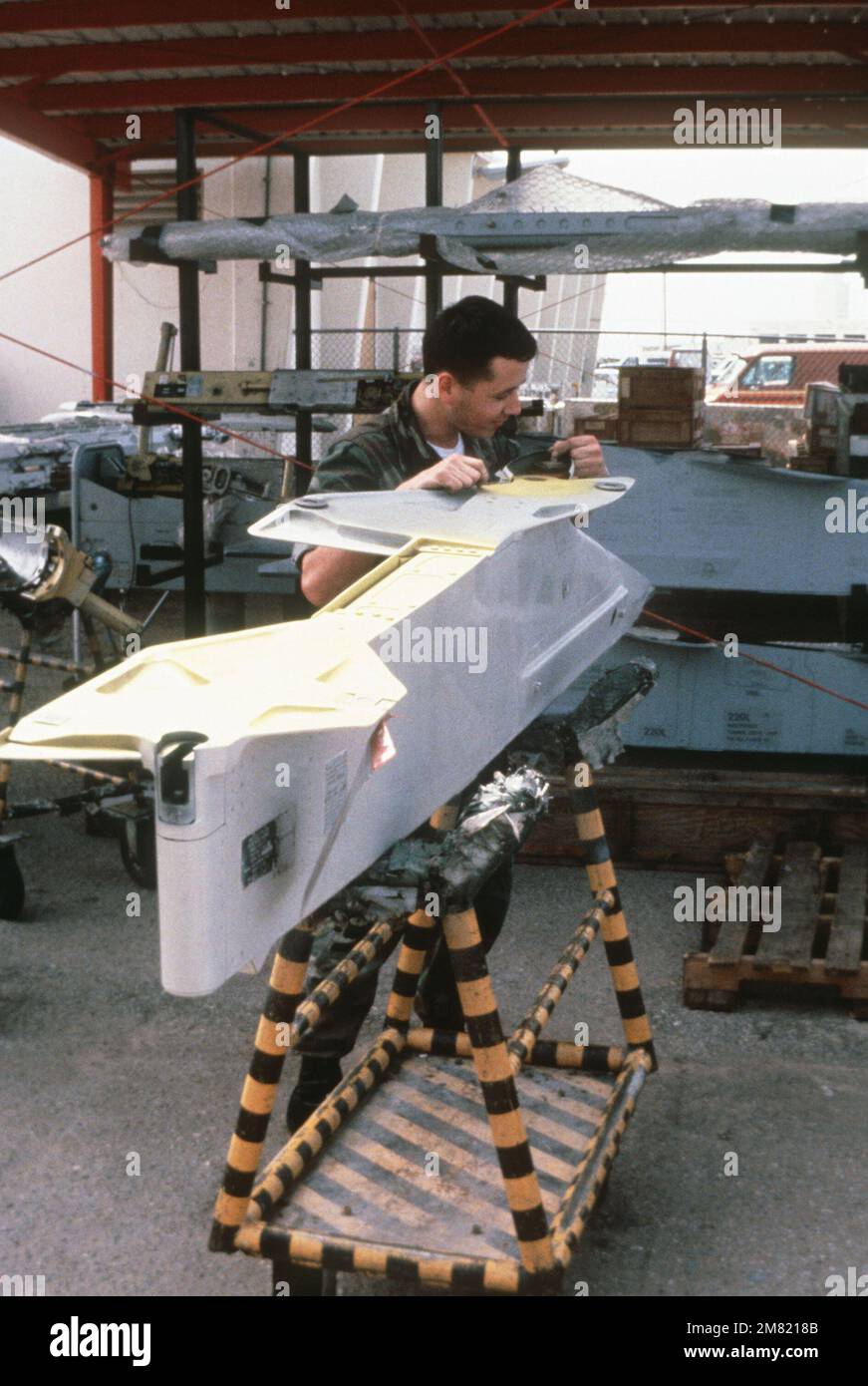 Corporal Roy of the Aircraft Intermediate Maintenance Department (AIMD ...