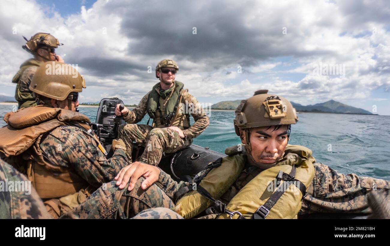 U.S. Marines with Battalion Landing Team 2/5, 31st Marine Expeditionary ...