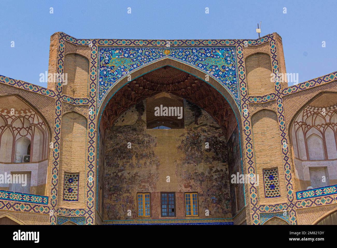 Bazaar entrance (Keisaria gate) at Naqsh-e Jahan Square in Isfahan ...