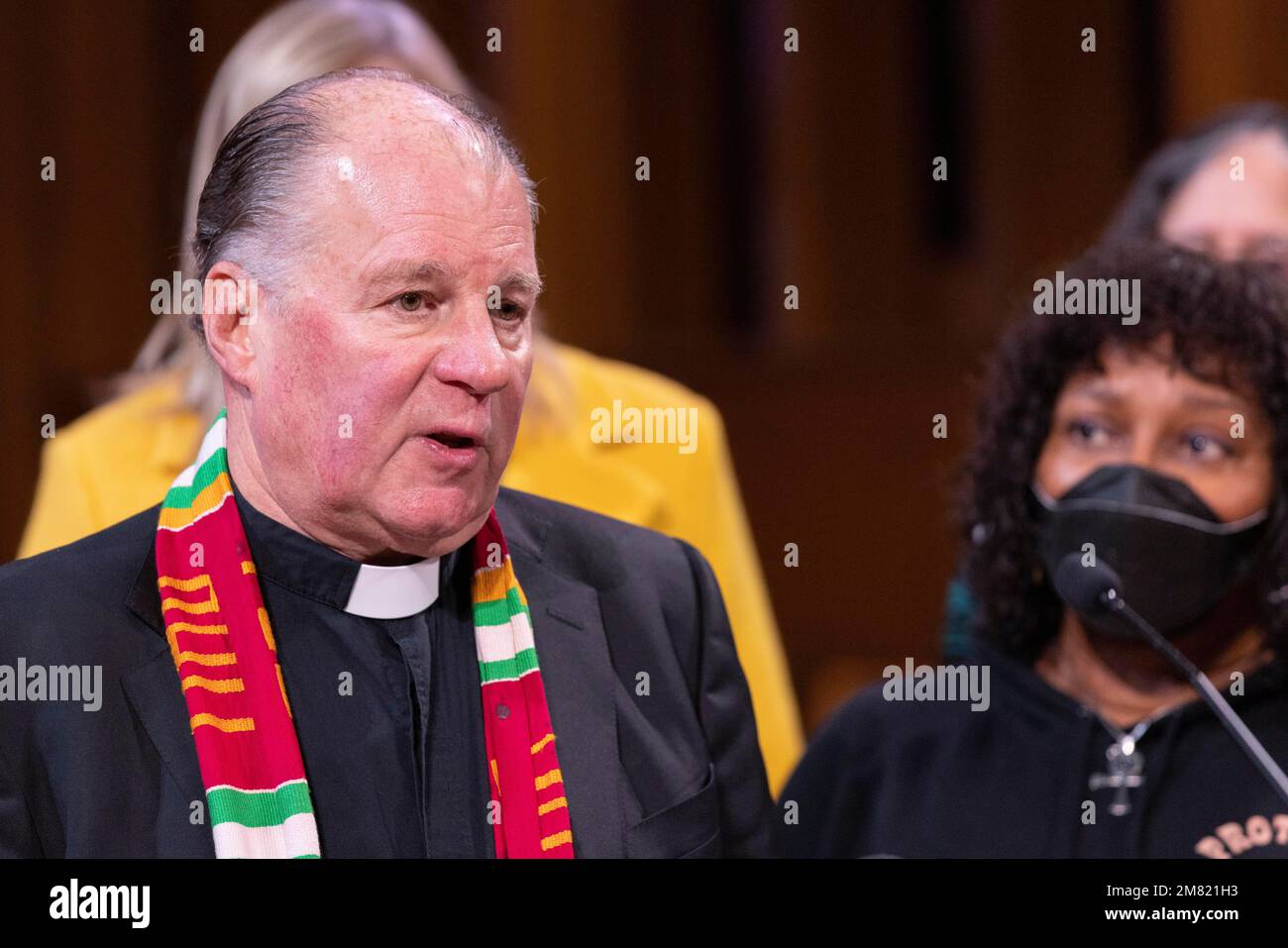 Portland, USA. 11th Jan, 2023. Rev. Mark Knutson, Chair of 'Lift Every ...
