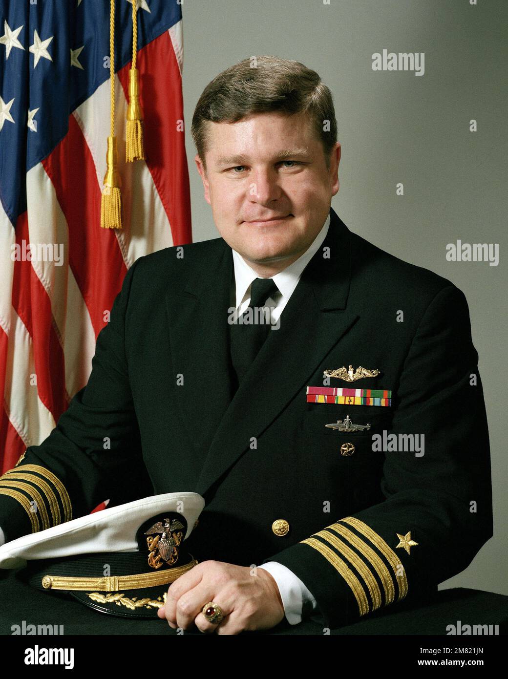 Captain John M. Drustrup, USN (uncovered). Country: Unknown Stock Photo ...