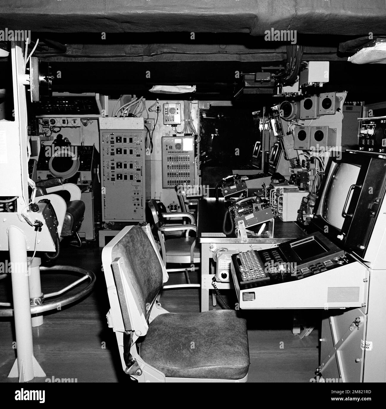 Combat information center aboard the battleship USS IOWA (BB 61). Base ...