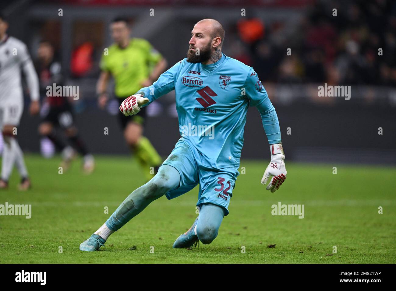 Goalkeeper Vanja Milinkovic-Savic (32 Torino FC) during the Coppa Italia round of 16 match ...